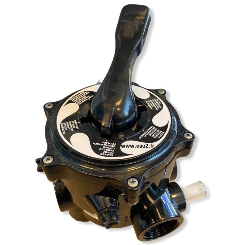 Vanne 6 voies 09758 Classic Noire Side 1"1/2 Filtre Astralpool 43009