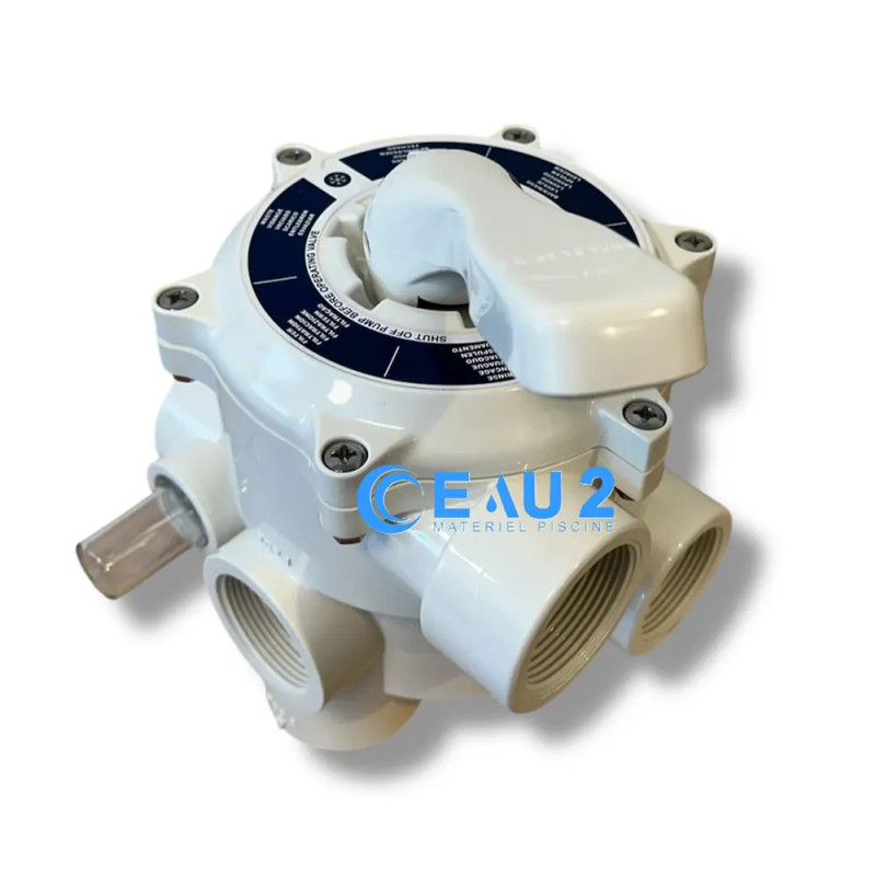 Vanne 6 voies Classic PLUS Blanche 1"1/2 Filtre Piscine Astralpool